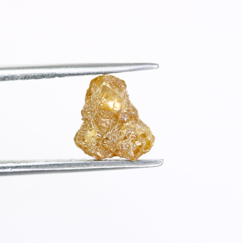 2.17 CT Raw Yellow Rough Uncut Diamond for Engagement Ring - Etsy