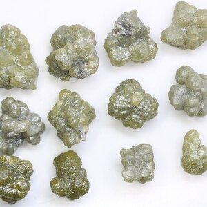 Raw Uncut Diamond Green Color Natural Loose Rough Diamonds - Etsy