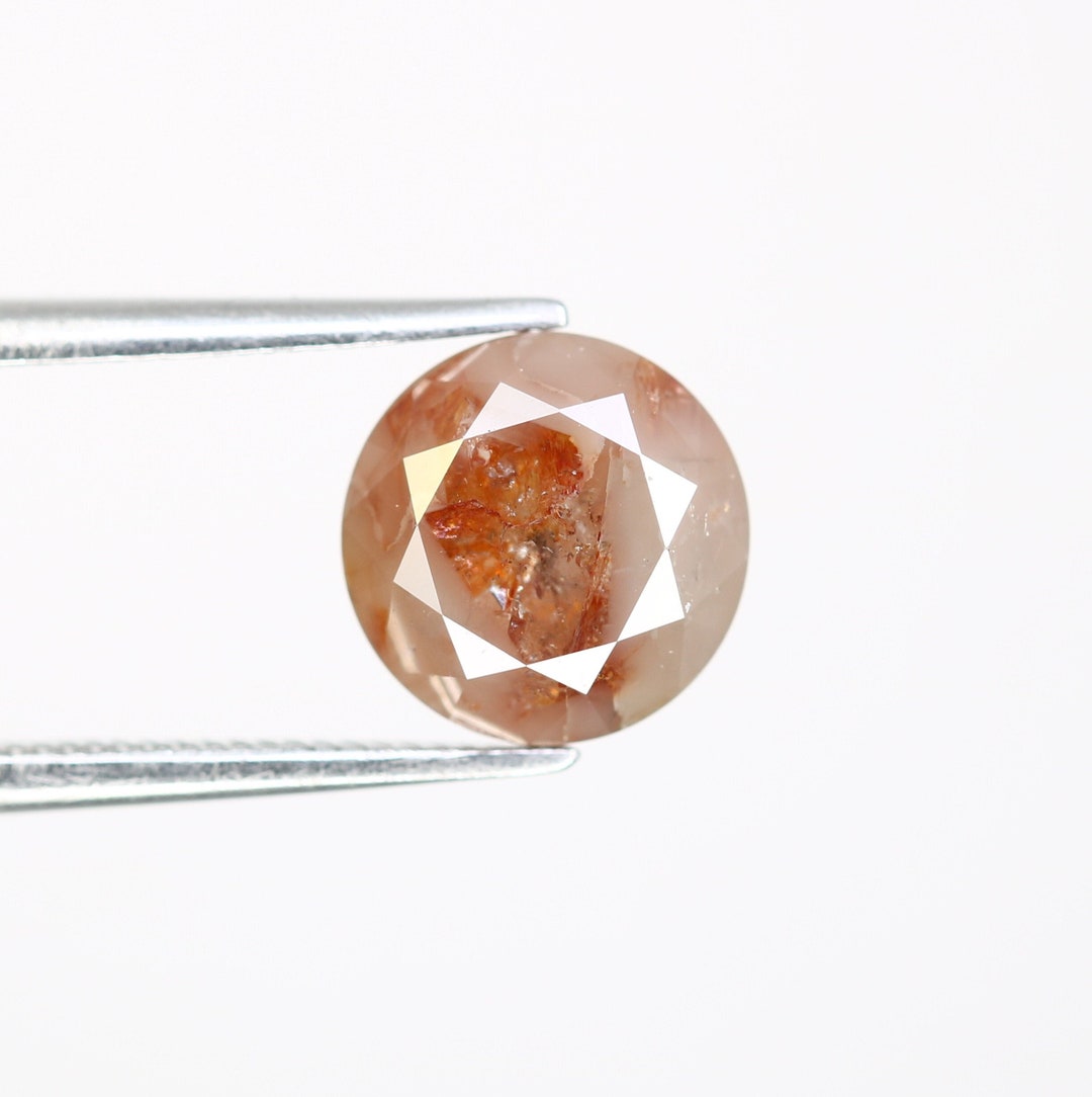 2.90 Carat Round Brilliant Cut Red Diamond | Loose Stone Diamond - Etsy