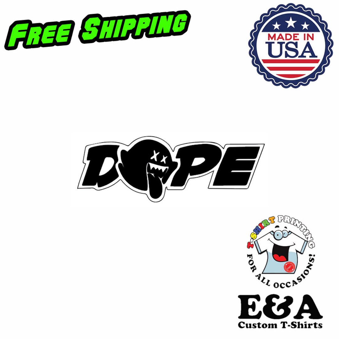 Dope Ghost Funny JDM Parody Vinyl Decal Car Sticker Truck Van - Etsy
