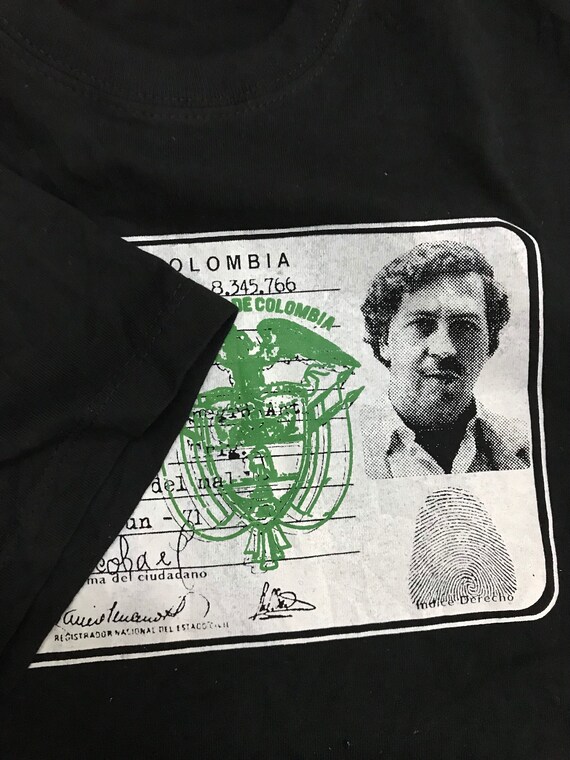 Vintage 90s Pablo Escobar "El Patron" Photo Print Maf… - Gem