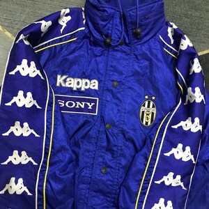 Vintage 90s Kappa Juvenfus Football Club Long Jacket Big Logo / Football Classic / Vintage ...