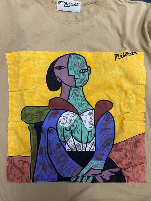 Vintage 90s Pablo Picasso Art T Shirt Multicolor / Vi… - Gem Vintage 90s Pablo Picasso Art T Shirt Multicolor / Vi… - Gem