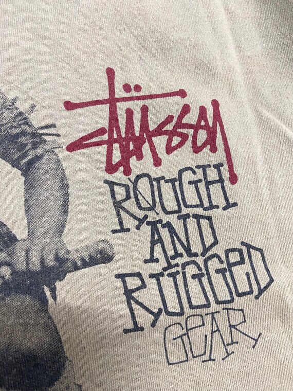 90s OG Stussy Remixed Classic "Rough and Rugged" Phot… - Gem