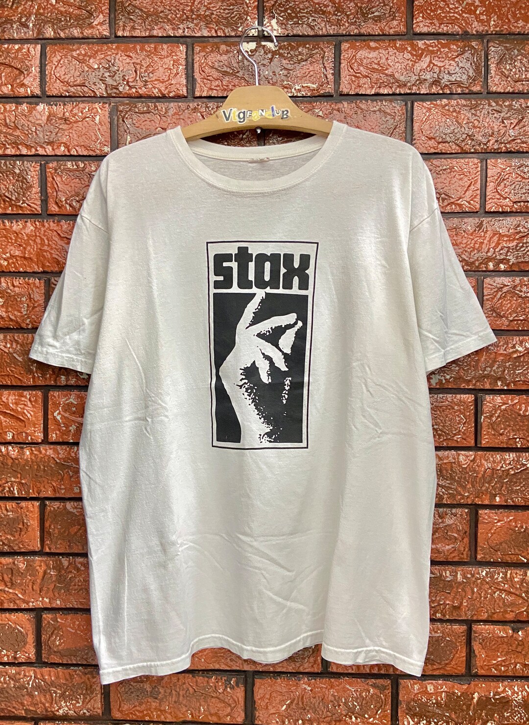 Vintage 00s Stax Records American Blues Funk Jazz Black Record Label T ...