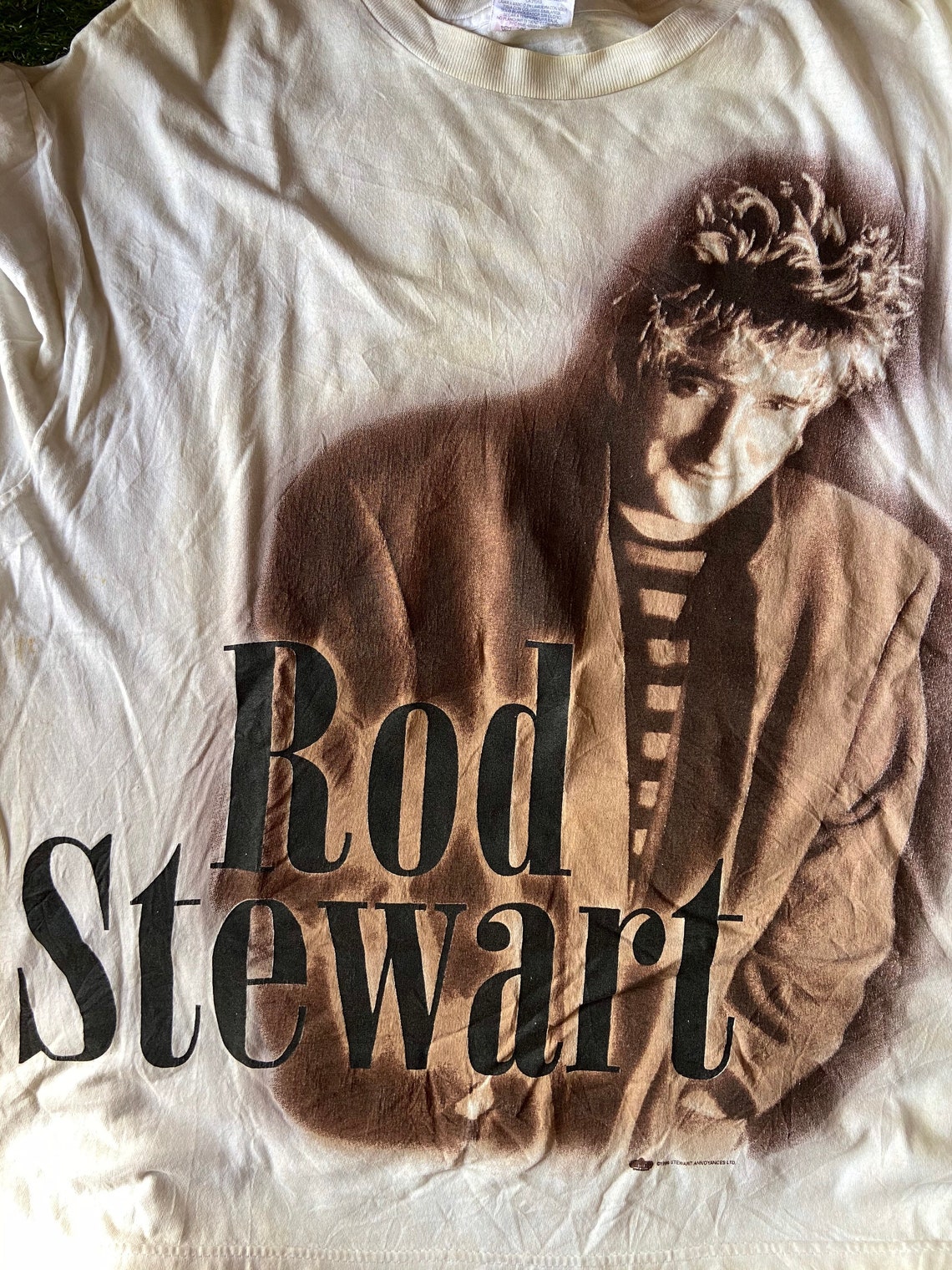 Vintage 90s Rod Steward In The Round 1996 Tour Promo T Shirt | Etsy