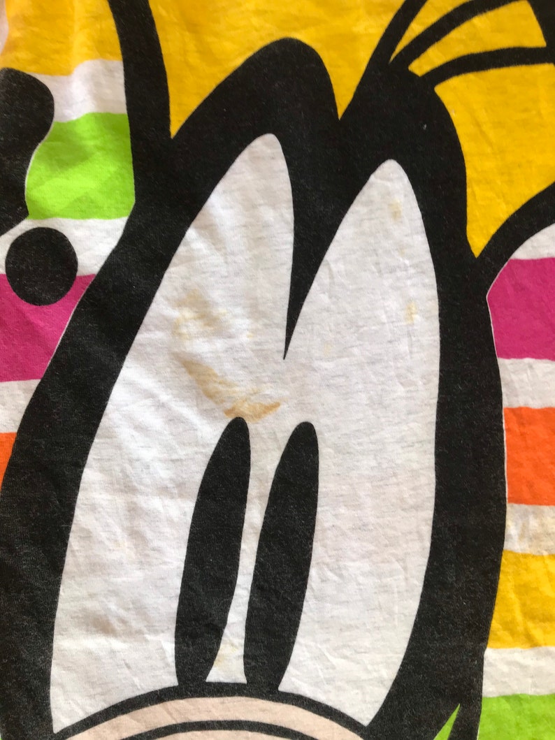 Vintage 90s Goofy American Animated Cartoon Multicolor Striped | Etsy