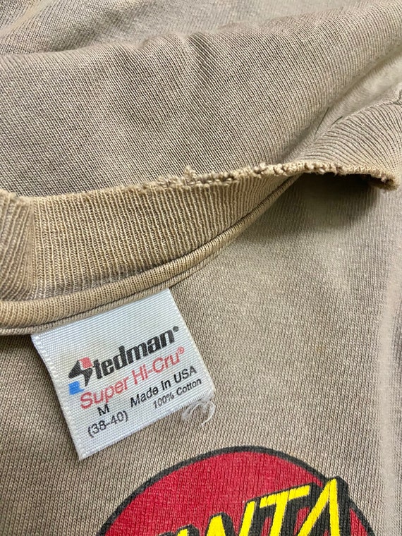 Vintage 80s Santa Cruz Skateboard Og Logo Stedman T S… - Gem