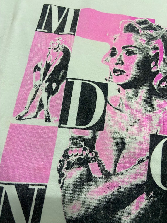 Vintage 00s Madonna Photoprint Pop Icon Ringer Style … - Gem