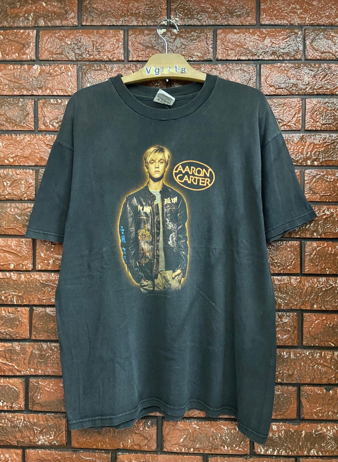 Vintage 00s Aaron Carter come Get It 2000 Album Photo Print T Shirt ...