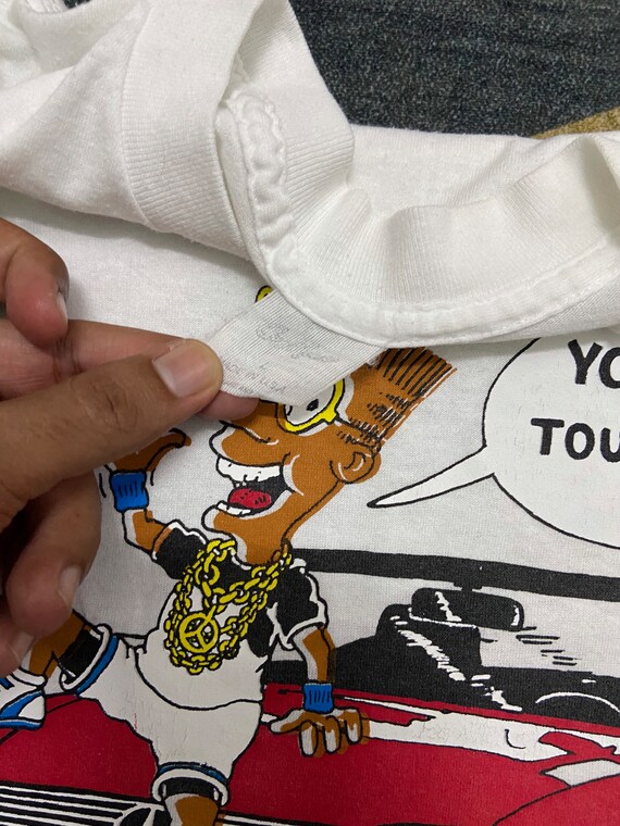 Vintage 80s Boot Bart Simpson "You Cant Touch This" M… - Gem