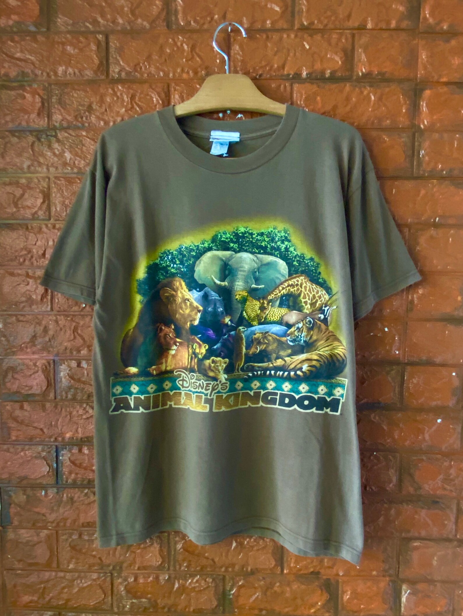 Vintage 00s Disney Animal Kingdom Park Promo Big Graphic T - Etsy