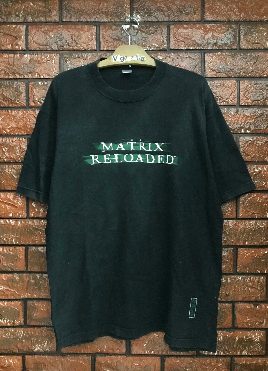 Vintage 00s the Matrix Reloaded 2003 American Action Sci Fi Movie T ...
