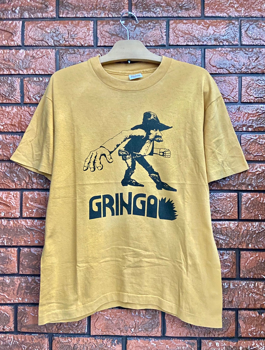 Vintage 90s American gringo Cowboy Art T Shirt / - Etsy