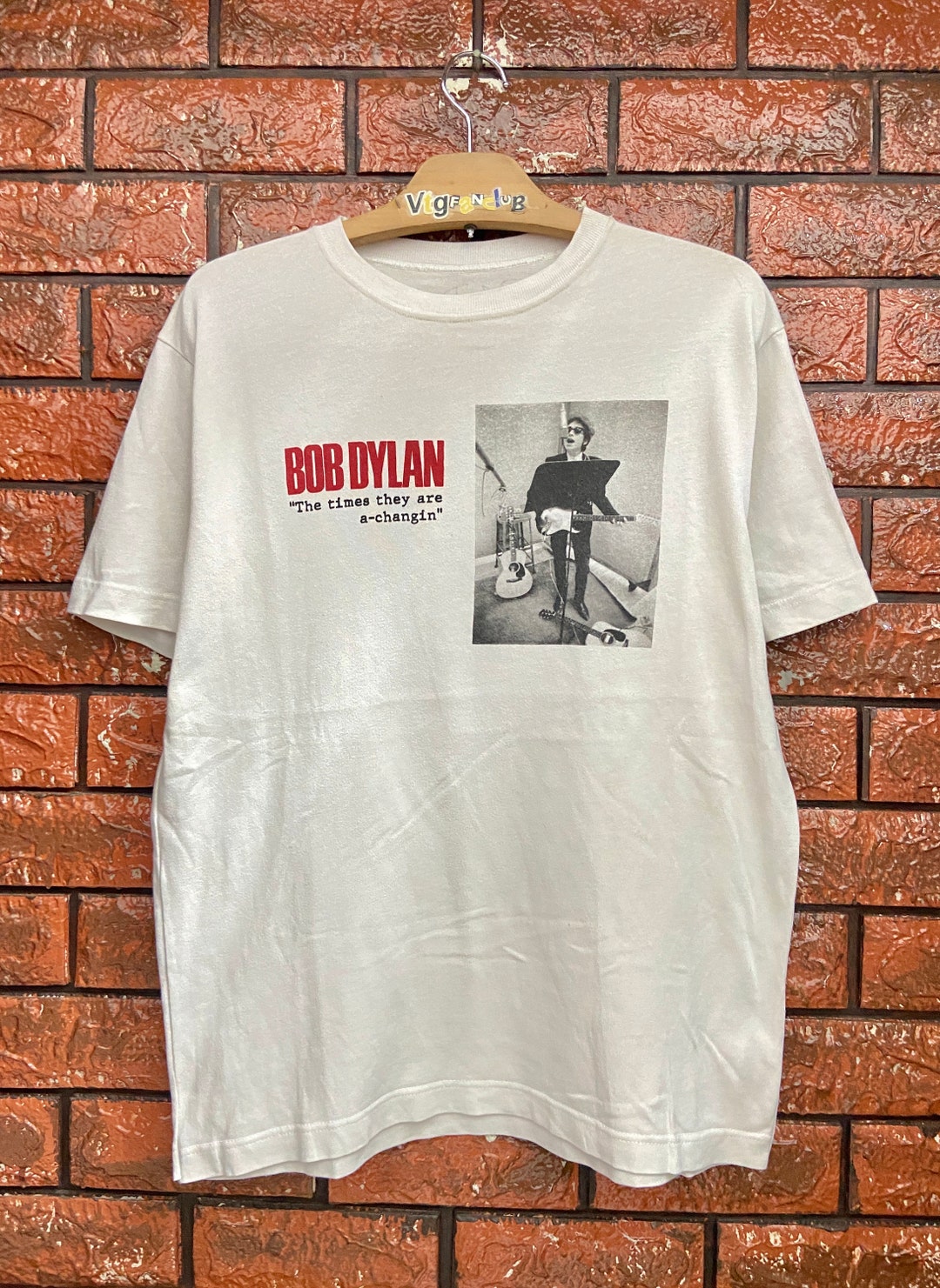 Vintage Bob Dylan American Legendray Folk Rock Album T Shirt / Folk ...