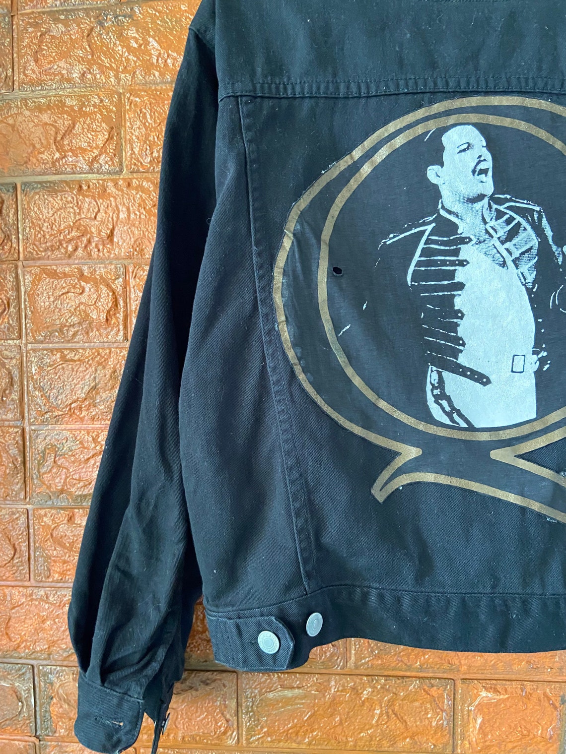 Freddie Mercury Denim Jacket / Queen / Rock Legendary Icon / - Etsy