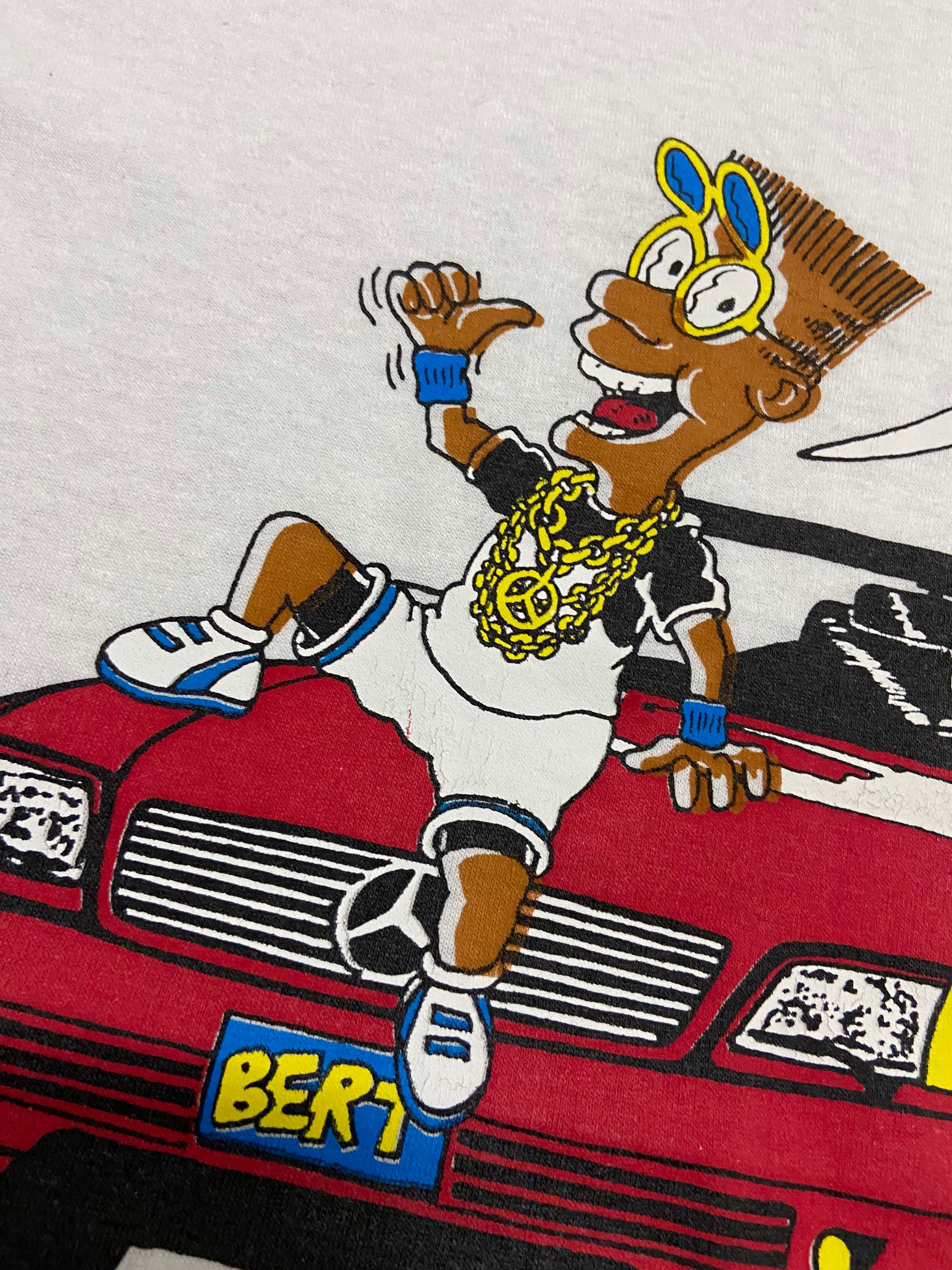 Vintage 80s Boot Bart Simpson you Cant Touch This - Etsy