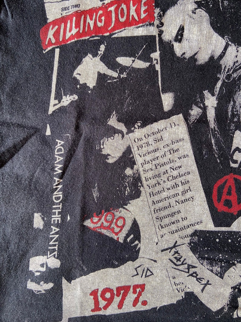 Vintage 80s Punk Flyers Promo T Shirt / Killing Joke / the | Etsy