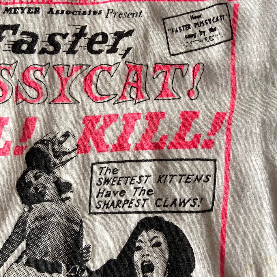 Vintage 80s Faster Pussycat Kill Kill 1965 Cult Indie Sexploitation