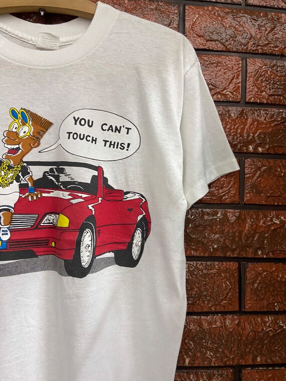 Vintage 80s Boot Bart Simpson "You Cant Touch This" M… - Gem