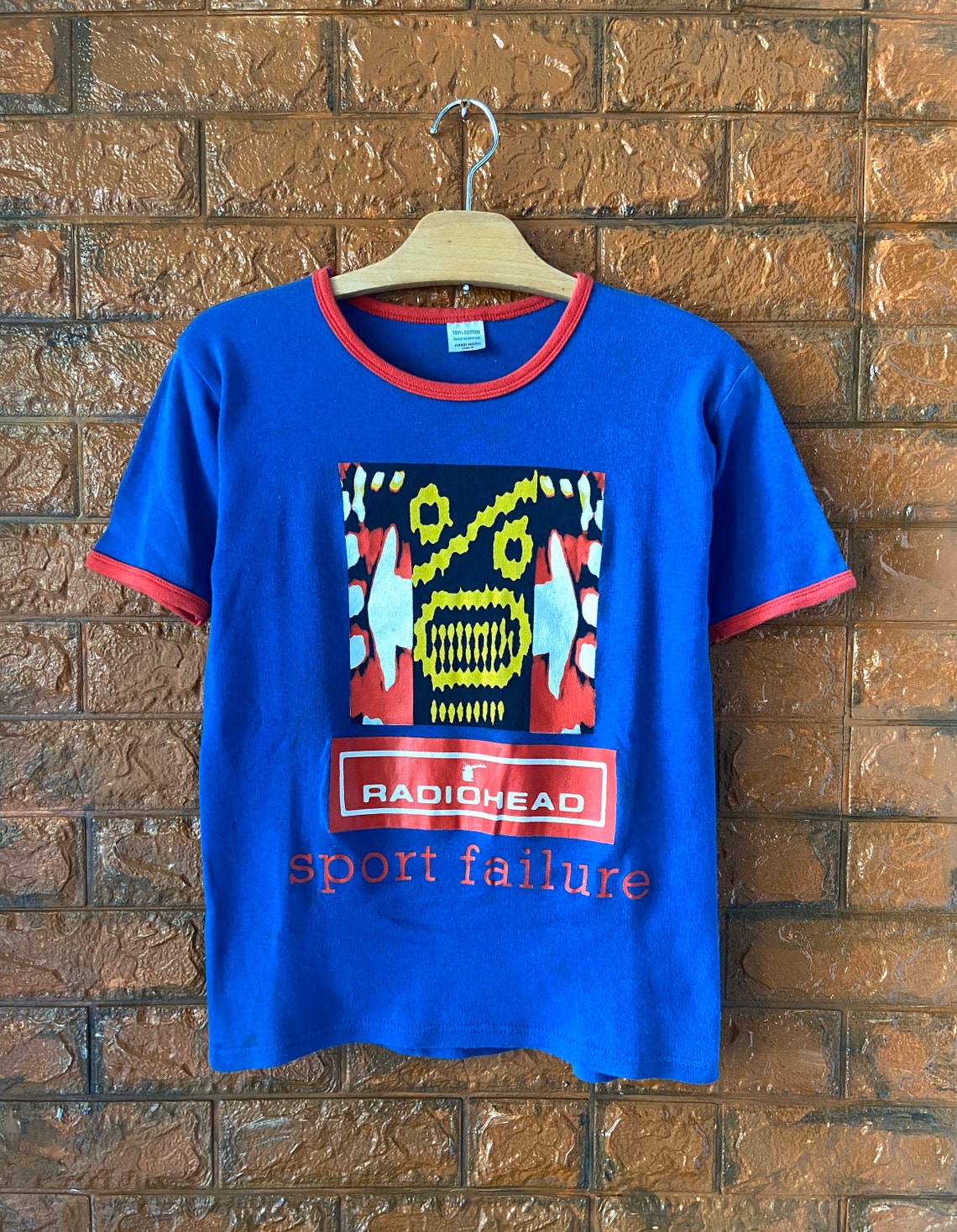 Vintage 90s Radiohead sport Failure T Shirt / Thom York / - Etsy