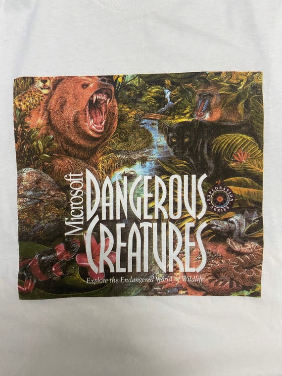 Vintage 90s Microsoft Dangerous Creatures 1994 Techno… - Gem