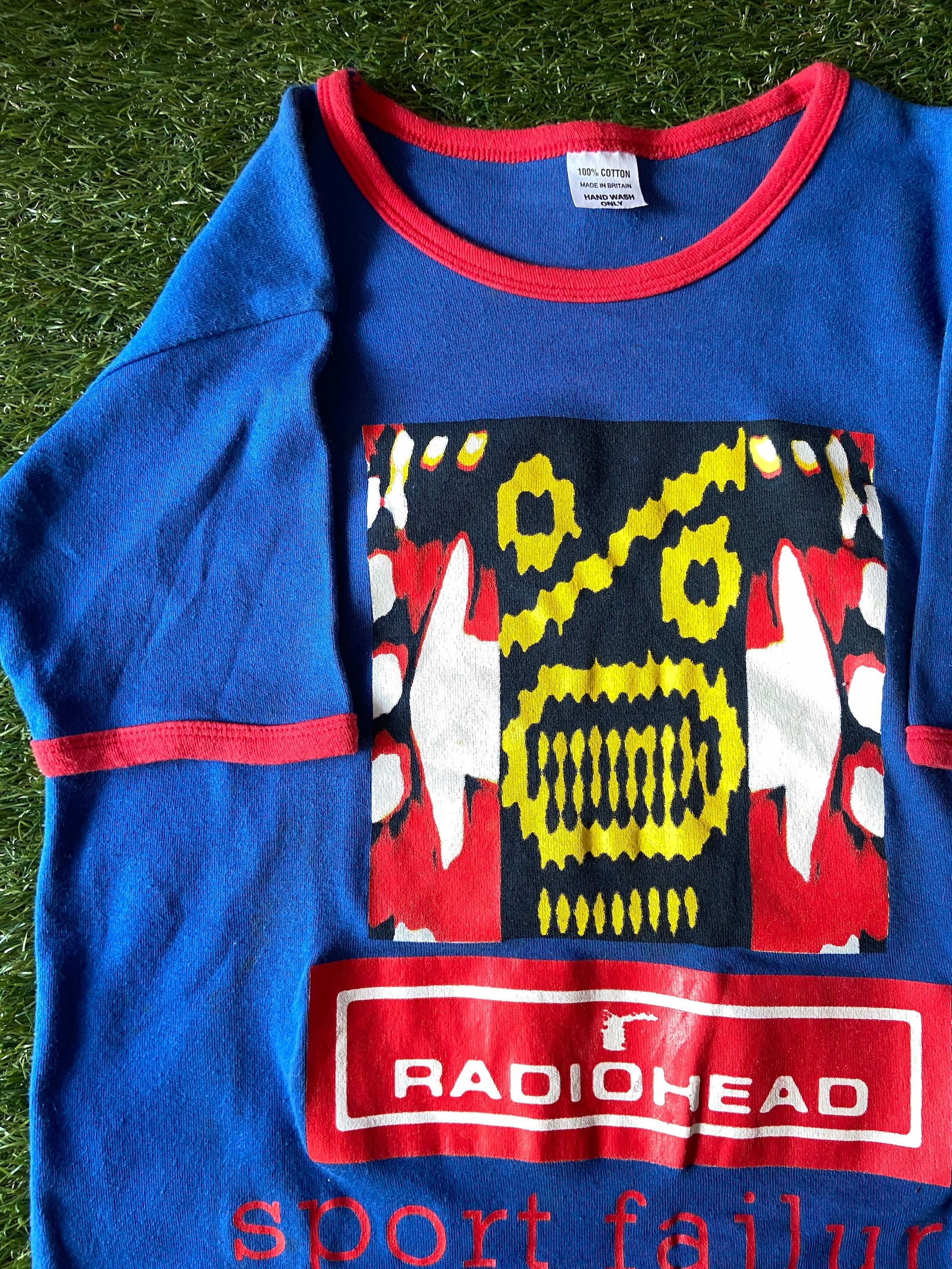 Vintage 90s Radiohead sport Failure T Shirt / Thom York / - Etsy