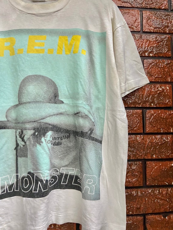 Vintage 90s REM "Monster" 1995 Album Tour Promo T Shi… - Gem