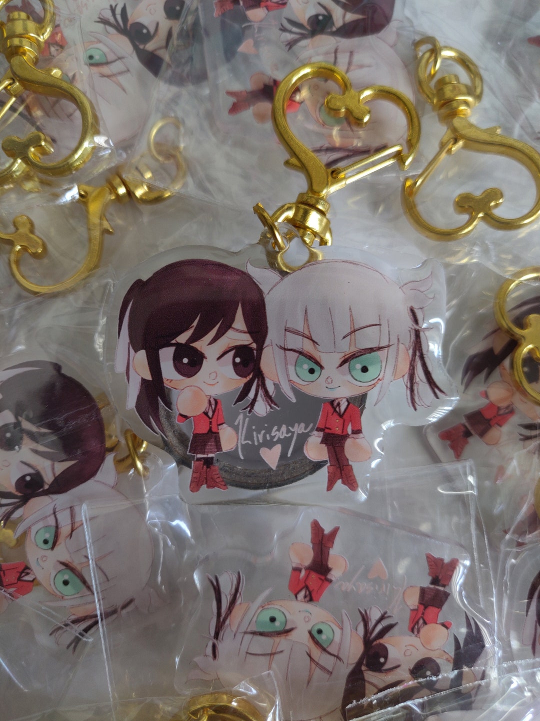 Kakegurui Kirari and Sayaka Keychain(please READ DESCRIPTION) - Etsy