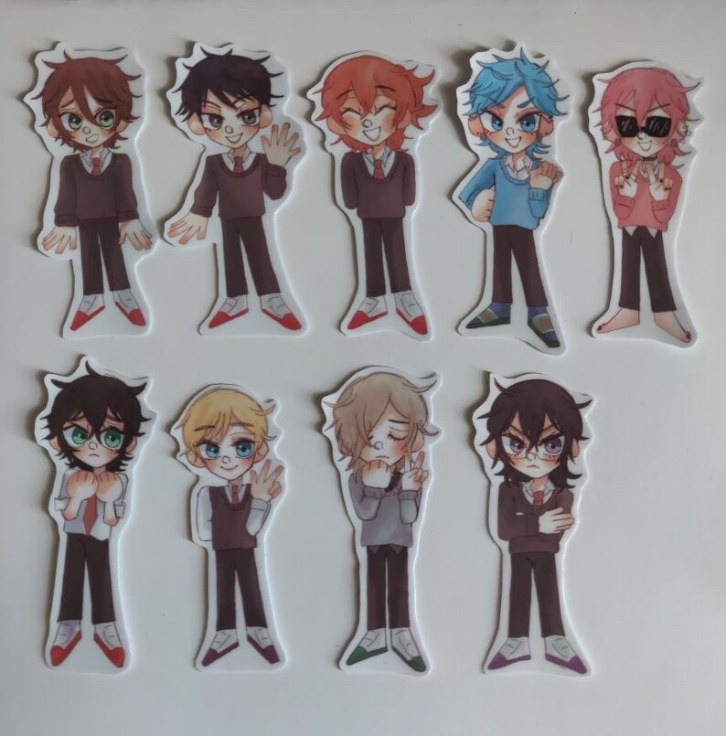 Yarichin B Club Stickers - Etsy