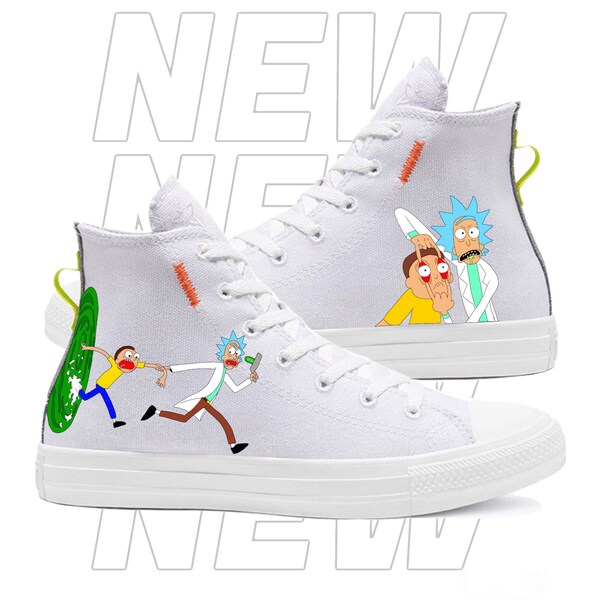 Rick and Morty Shoes - Etsy