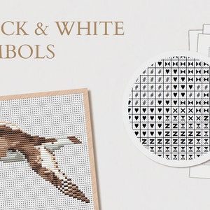 Sooty Shearwater Cross Stitch Pattern, Sea Brown Birds, Muttonbird ...