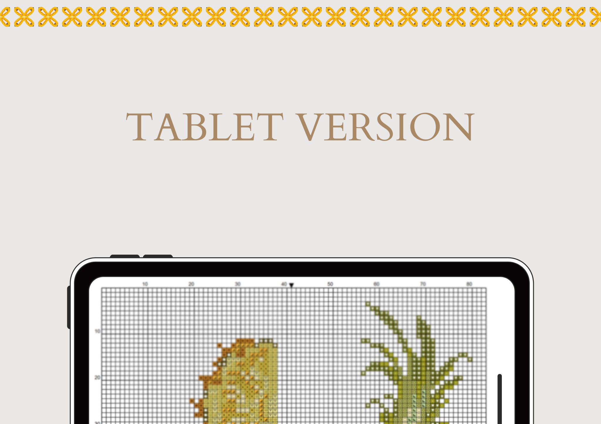 Pineapple Embroidery Chart, Food Cross Stitch Pattern, Tropical Fruit ...