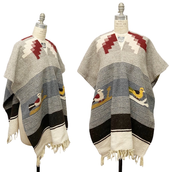 Serape Poncho - Etsy