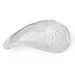 Vintage Textured Clear Glass Mussel Shell Serving Plate Platter - Etsy