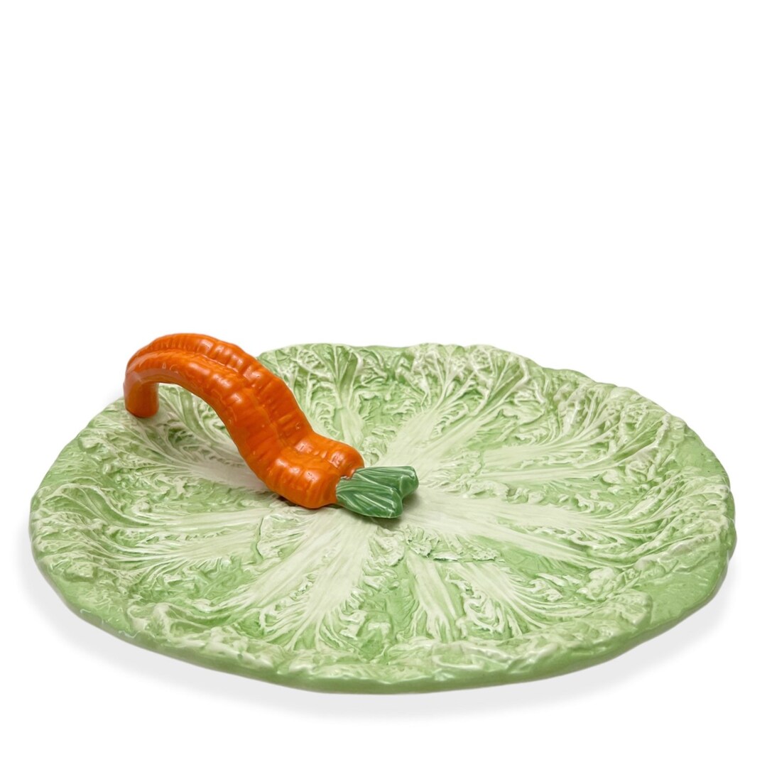Vintage Shafford Original Ceramic Cabbage Lettuce Carrot Serving ...