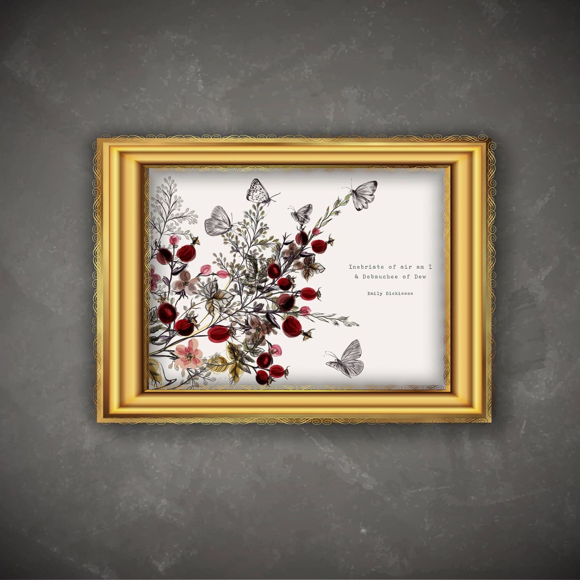 Emily Dickinson -- I Taste a Liquor Never Brewed -- Poetry Quote ...