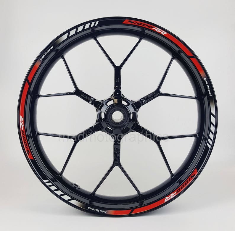 S1000rr Hp4 Bmw Motorcycle Wheel Stickers Set Decals Rim | Etsy Australia