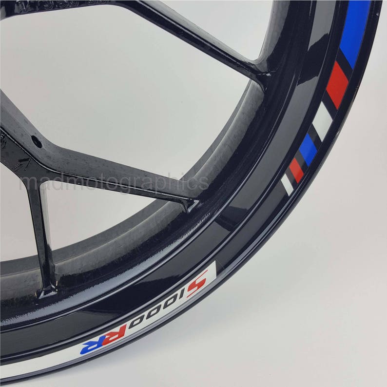S1000RR Hp4 bmw motorcycle wheel stickers set decals rim | Etsy