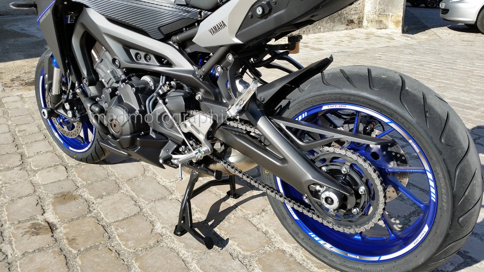 Yamaha MT-09 Motorcycle Wheel Stickers Set MT Decals Rim | Etsy