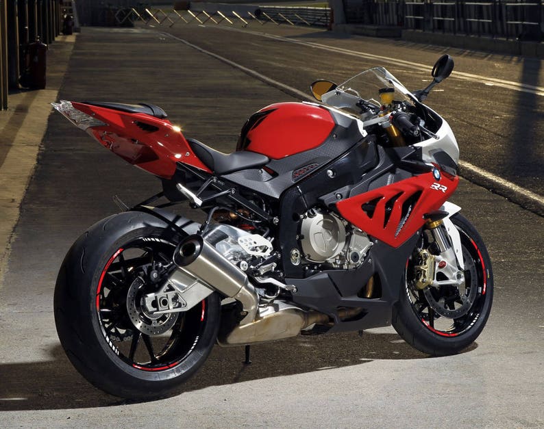 S1000rr Hp4 Bmw Motorcycle Wheel Stickers Set Decals Rim | Etsy Australia