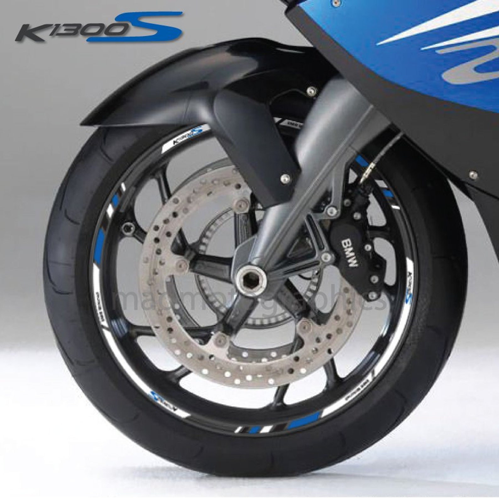 BMW K1300S Motorcycle Wheel Stickers Set Decals Rim Stripes | Etsy