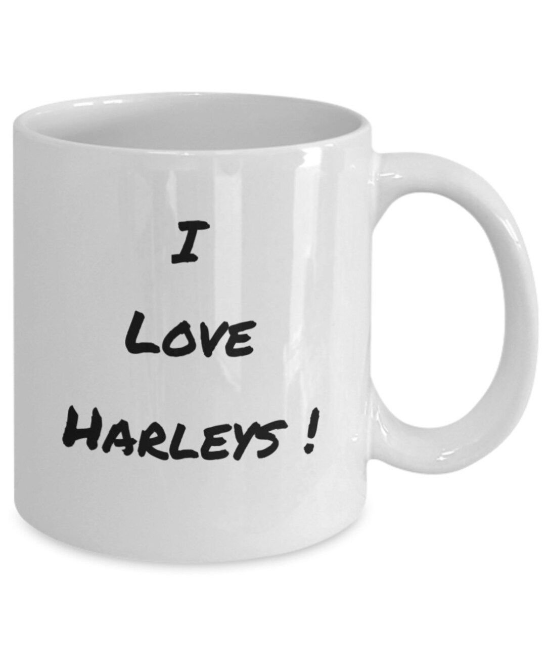 I Love Harleys Motorcycle Mopeds Coffee Tea Chocolate Mug Gift Mugs ...