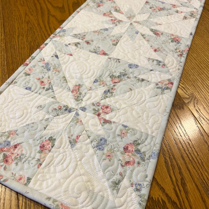 Patchwork Table Runner - Etsy