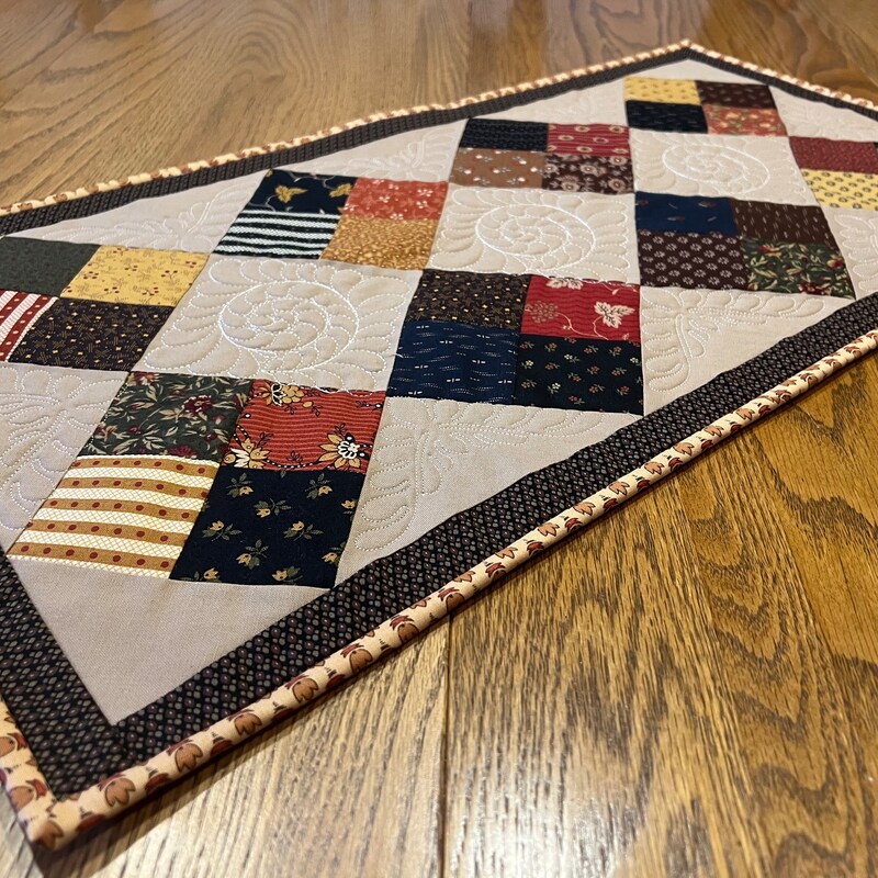 Patchwork Table Runner - Etsy