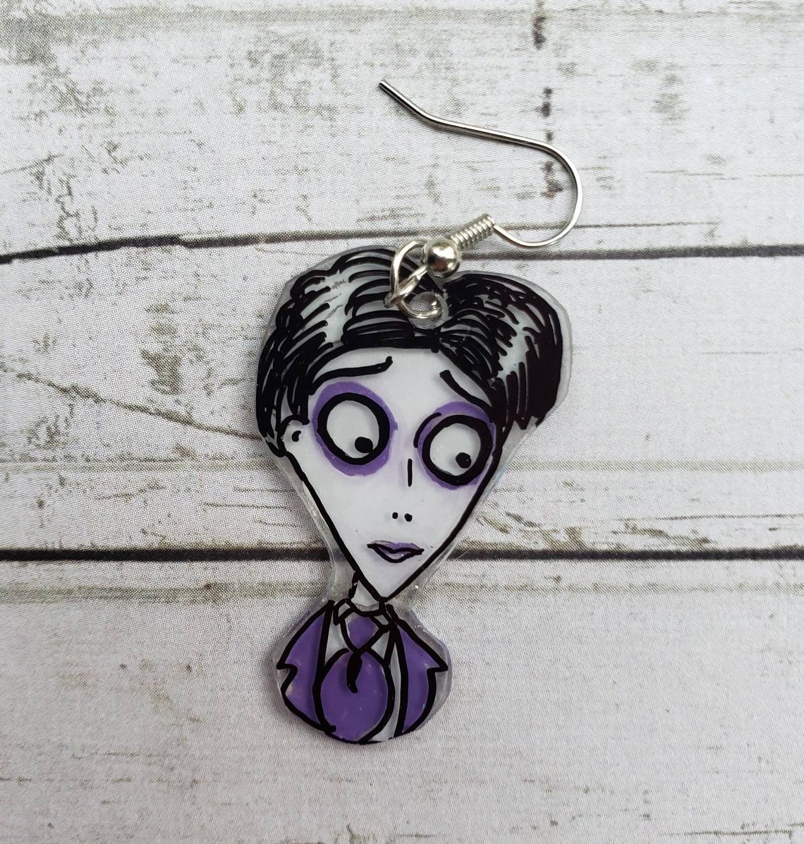 The Corpse Bride Earrings Set. Halloween Earrings. Victor and | Etsy