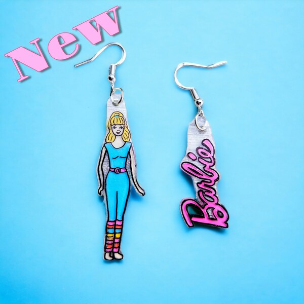 Barbie Earrings - Etsy
