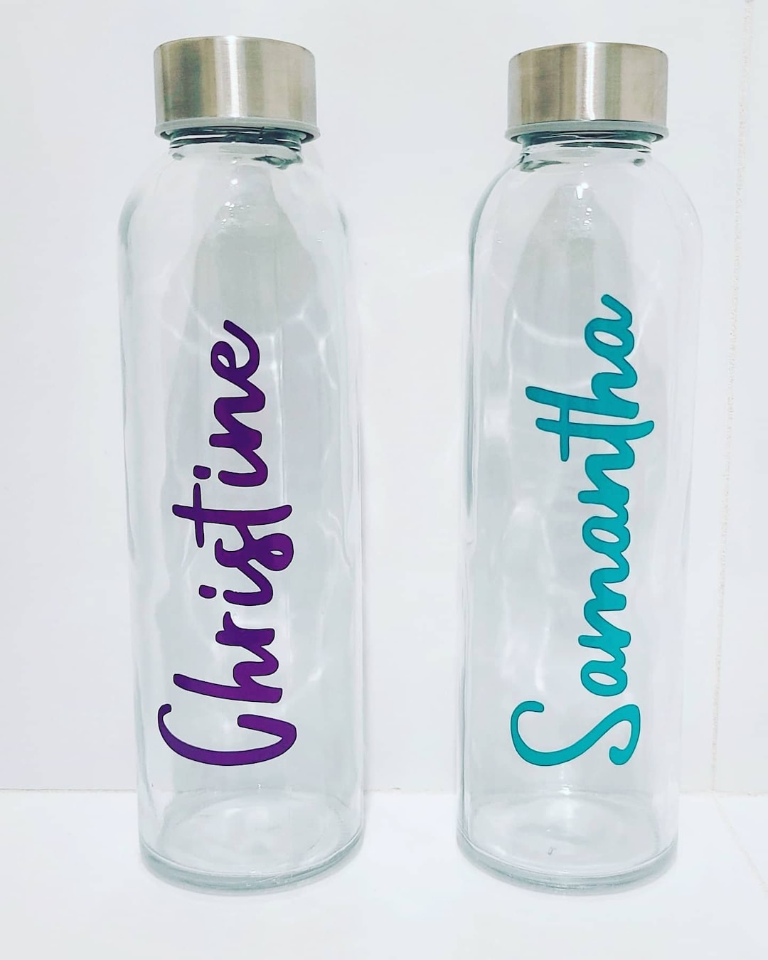Personalized Glass Water Bottle/custom Gift/glass Bottle/gift/custom - Etsy
