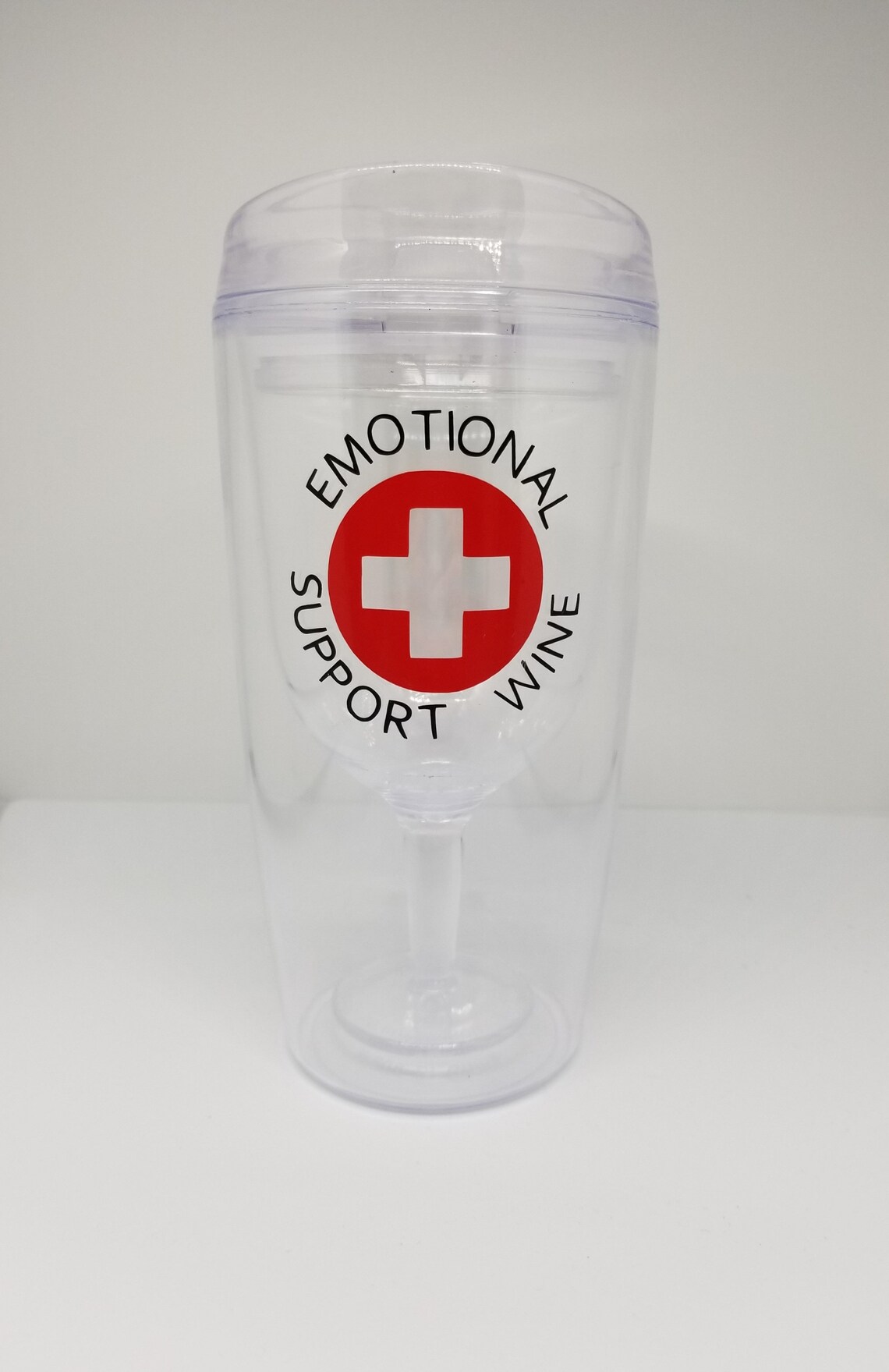 Emotional Support Wine Wine Tumbler/Adult Sippy Cup - Etsy.de