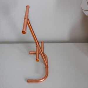 Copper Jewellery Stand / Display Made From Copper Pipe Fittings - Etsy